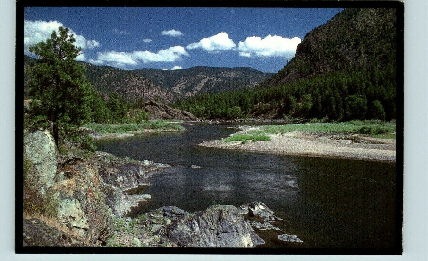 The Clark Fork River below Missoula Montana the state's largest stream ...