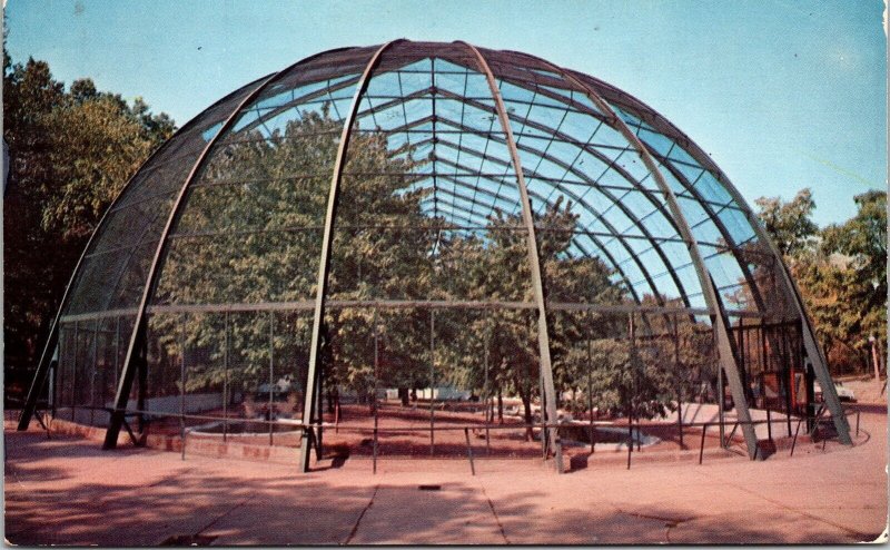 Famous Worlds Largest Bird Cage St Louis Missouri Chrome Cancel WOB ...