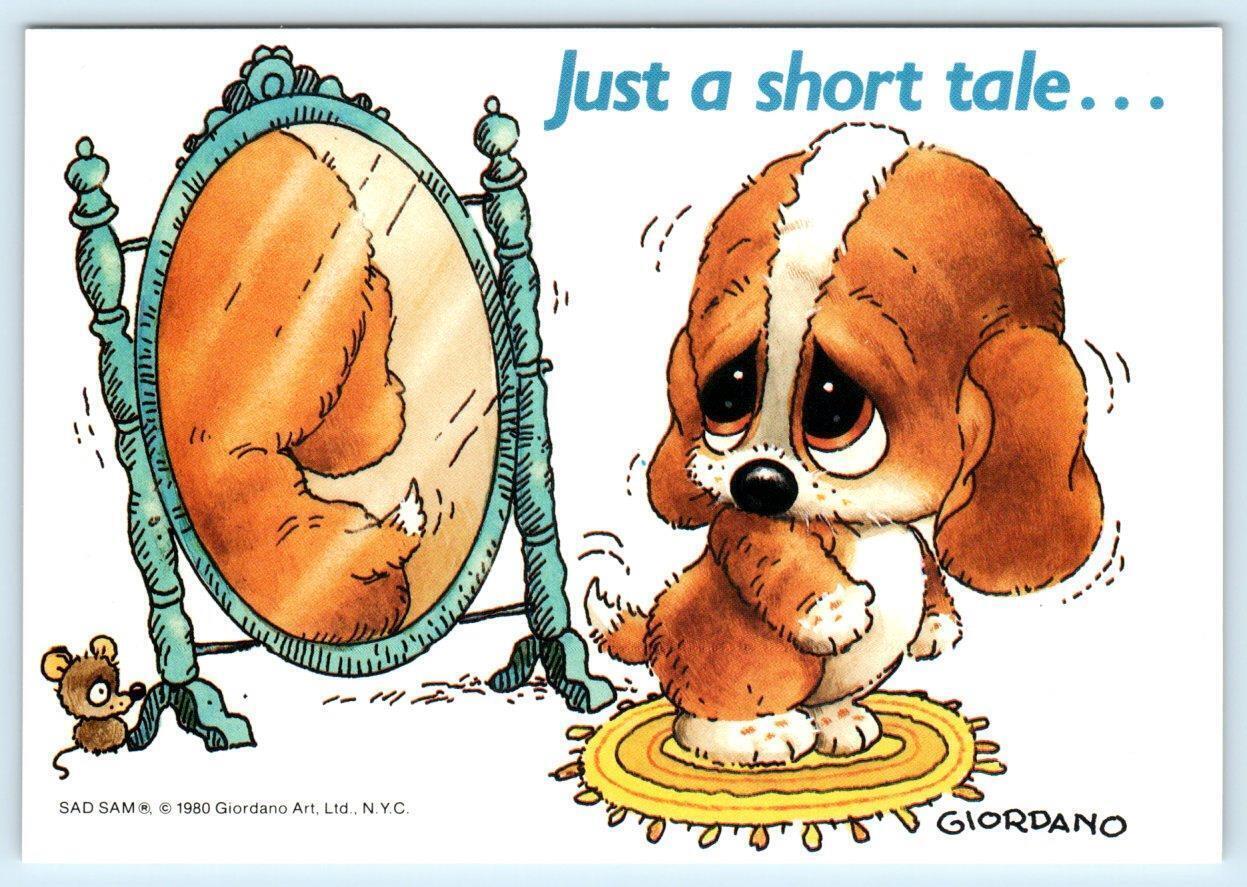 2 Postcards SAD SAM & HONEY Hot Air Balloon ~ Artist JOE GIORDANO 1980 ...