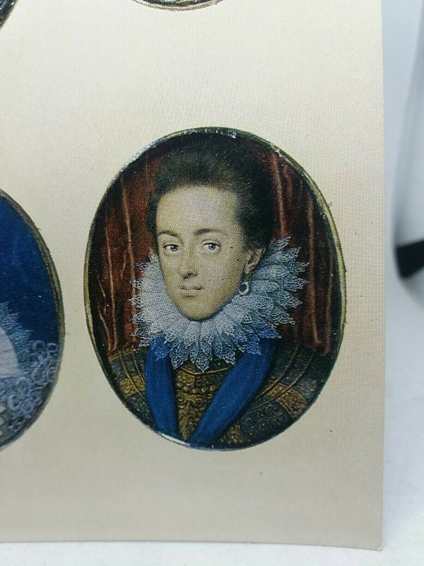 Vintage Royalty Postcard King James 1st Princess Elizabeth King Charles ...