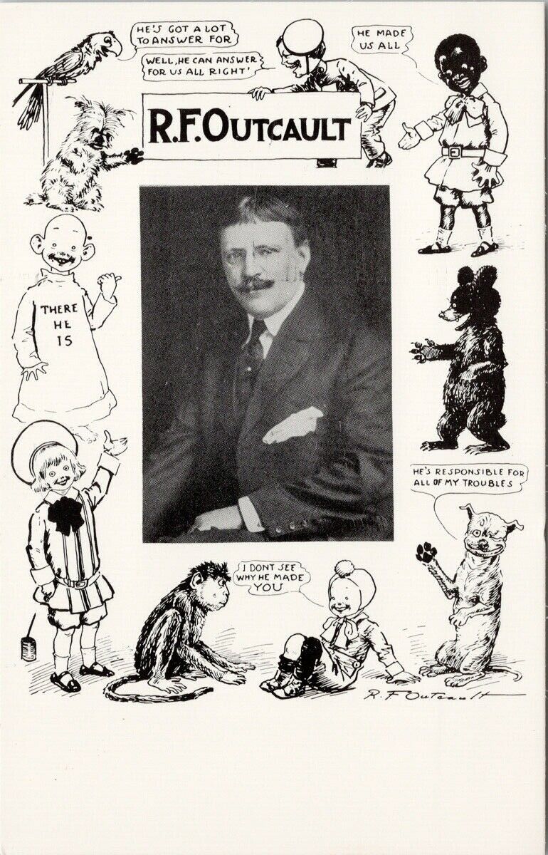 RF Outcault Father of Comic Strip Artist Unused Postcard F39 | Other ...