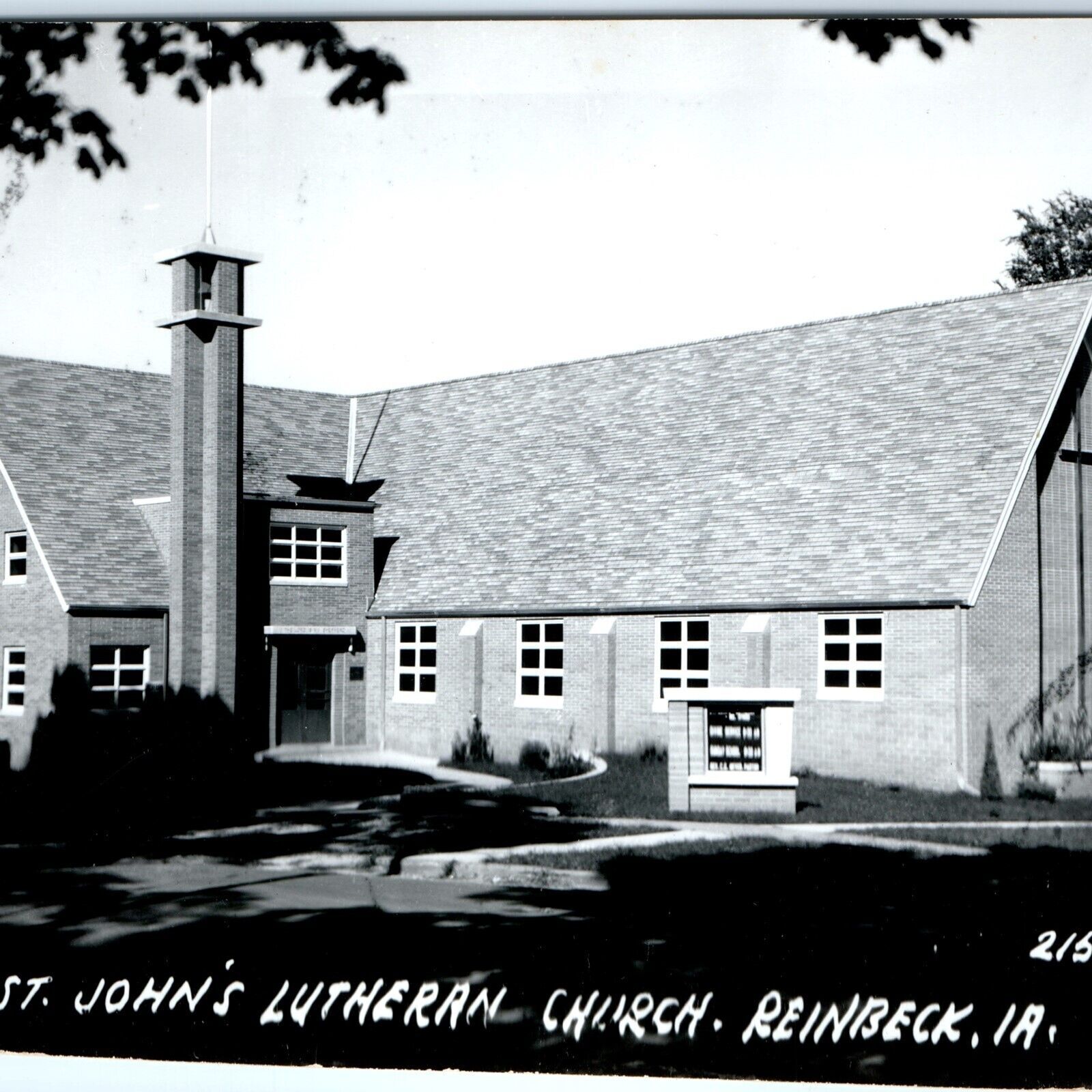 c1950s Reinbeck, IA RPPC St. John's Lutheran Church Real Photo Postcard ...