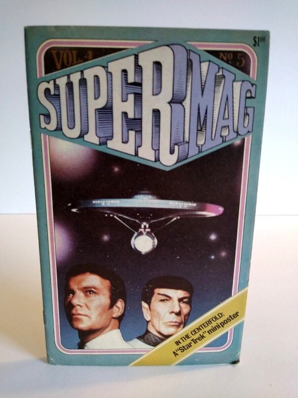 Star Trek Super Mag Magazine 1980 Space Age Sci-Fi Spock Kirk William ...