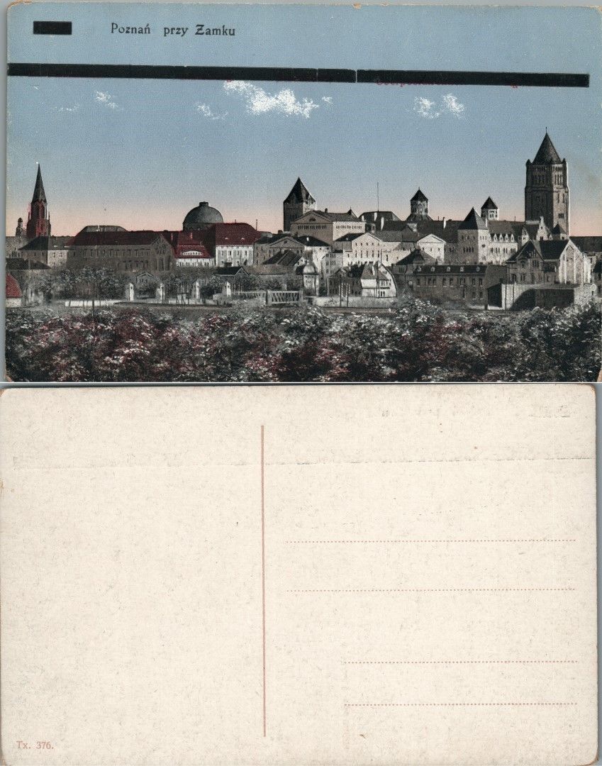 Vintage Polish Postcard Poznan Przy Zamku Poland | Europe - East ...