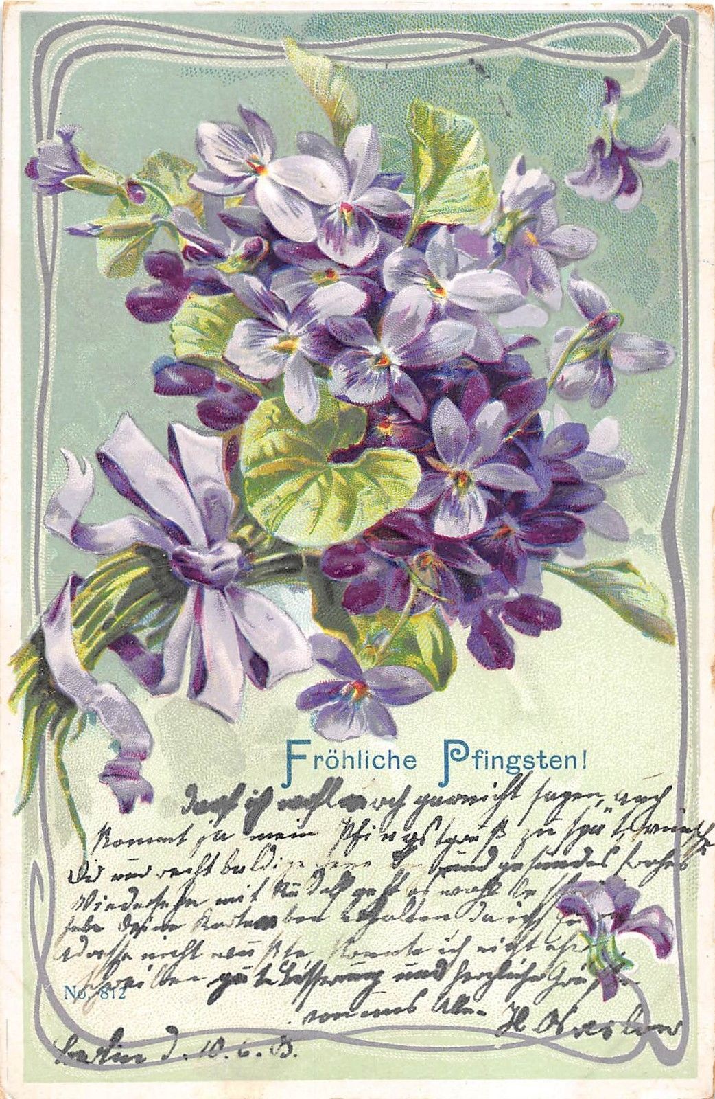 BG4268 pfingsten pentecost lilly flower germany greetings | Topics ...