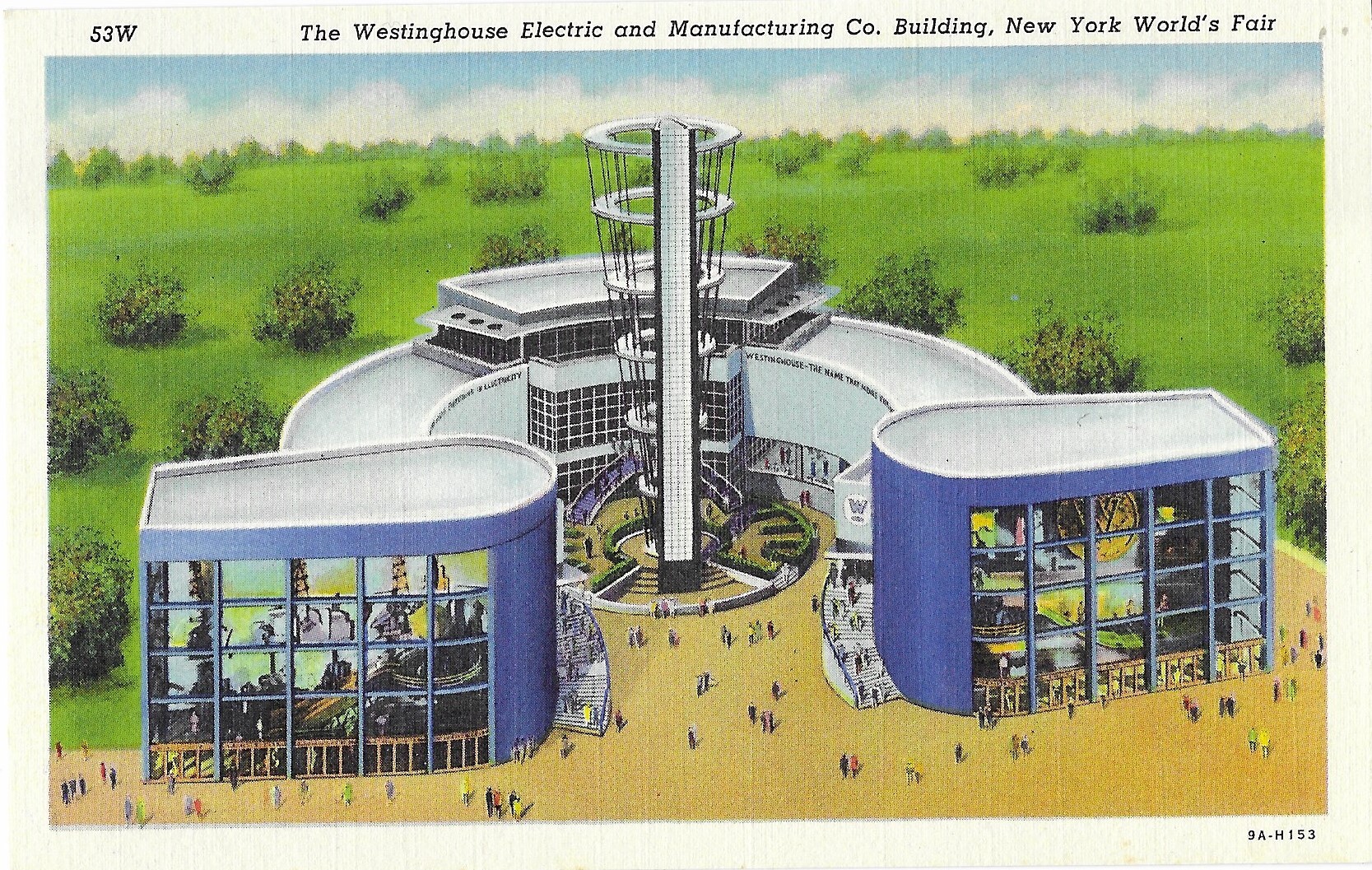 The Westinghouse Electric & Manufacturing Building New York Worlds Fair ...