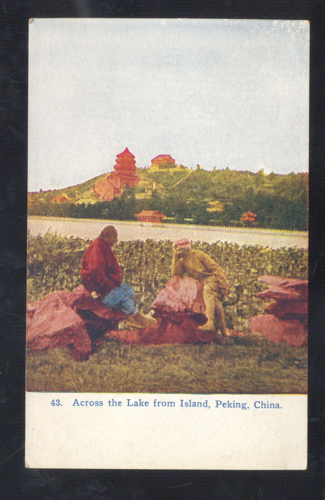 Peking Beijing China Across From the Lake Vintage Postcard | Asia ...