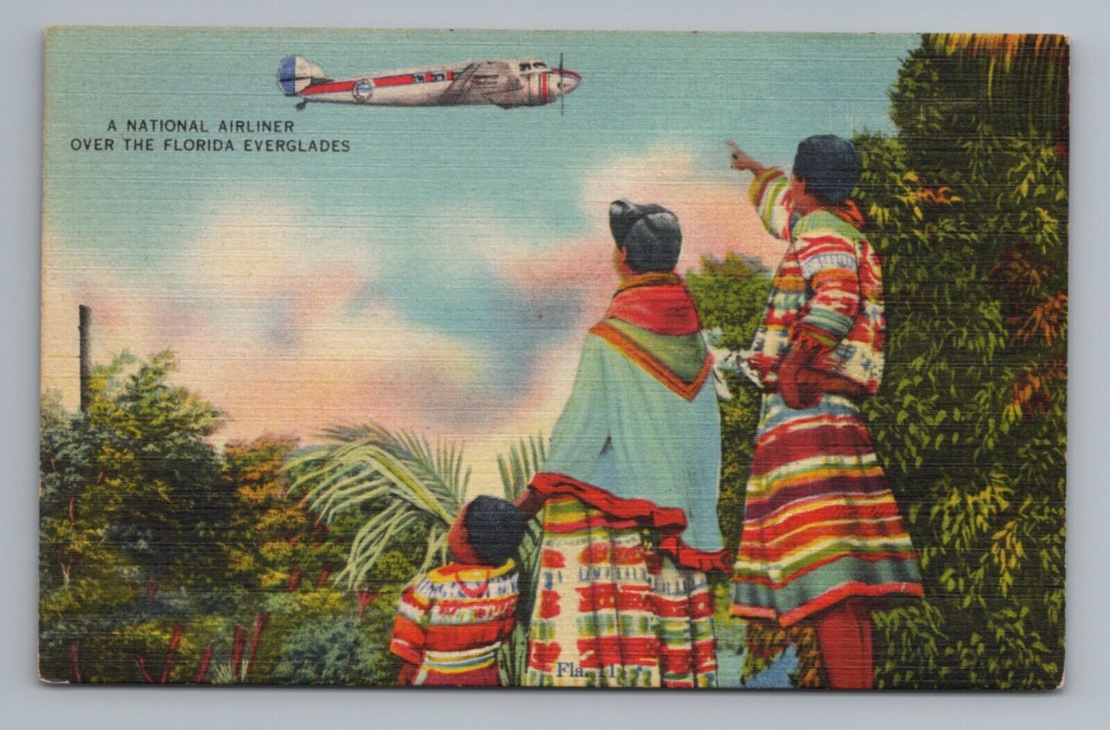 Seminole Native Americans Airplane Clipper Plane Airliner Everglades ...
