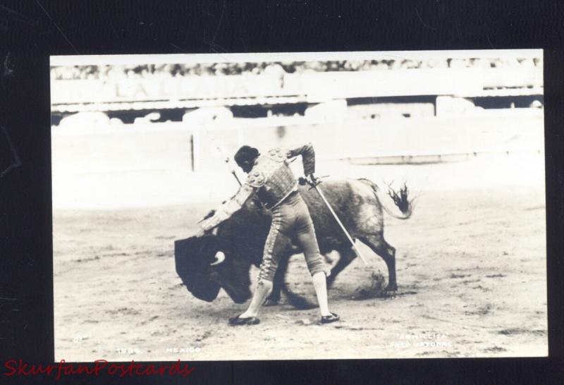 Rppc Matamoros Mexico Bullfight Stadium Matador Vintage OLD Postcard ...