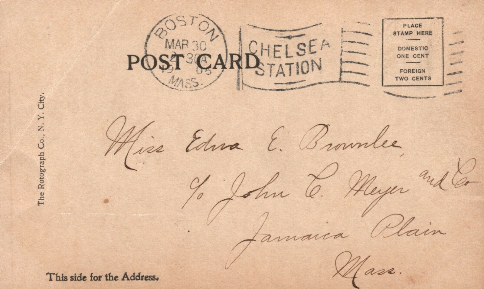 Vintage Postcard 1906 EDNA Woman Portraits in Large Letters Pub ...