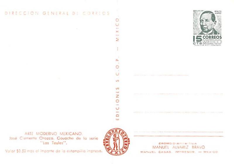 Arte Moderno Mexicano - Los Teules | Other / Unsorted, Postcard ...