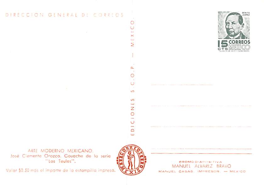 Arte Moderno Mexicano - Los Teules | Other / Unsorted, Postcard ...