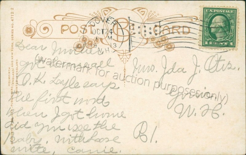 Set of 3 Bamforth postcards: Rock of Ages Song / Artwork + Poems ...