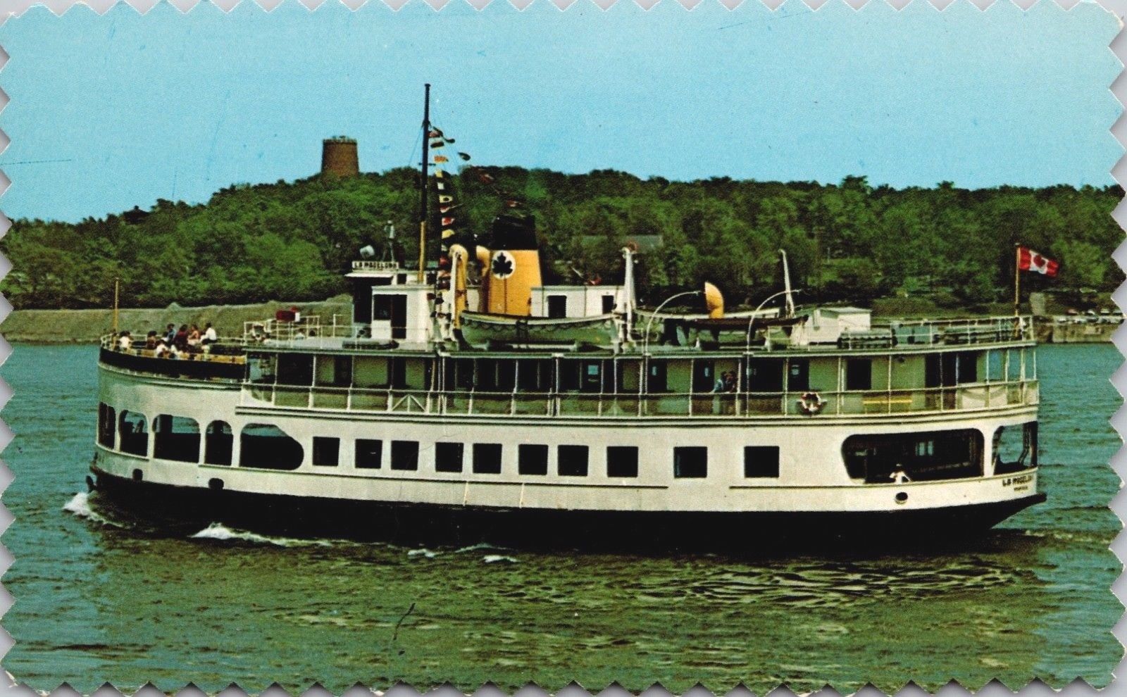 La Madelon 2 Cruise Boat St. Lawrence River Quebec Ad Advert Postcard ...