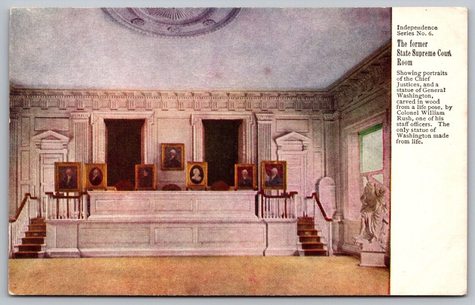 Former State Supreme Court Room Chief Justice Portraits Interior VNG ...