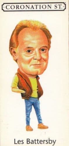 Les Battersby Coronation Street Unique Tiny Miniature Collectors Card ...