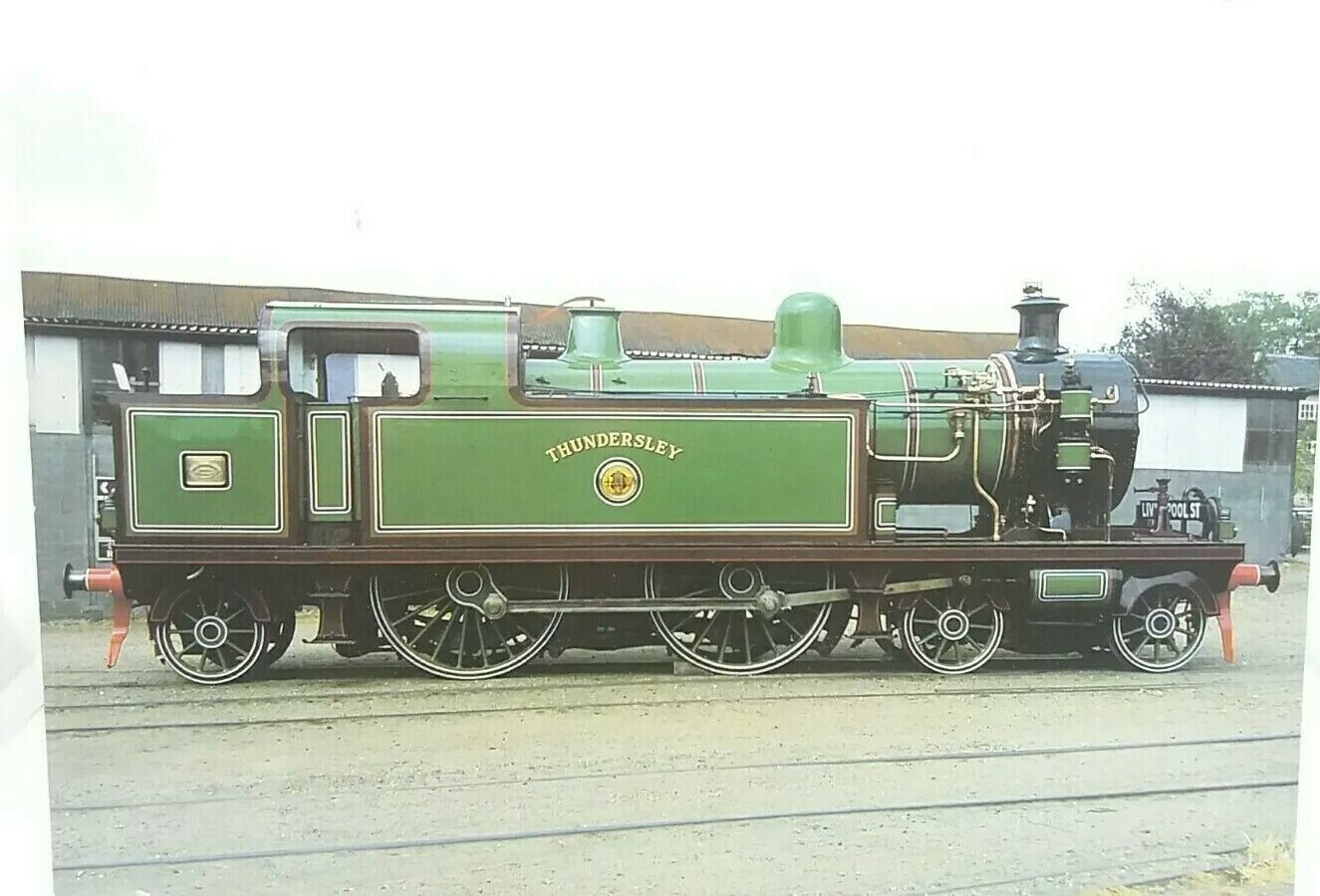 Vintage Postcard LTSR Steam Locomotive No 80 Thundersley 1911 ...