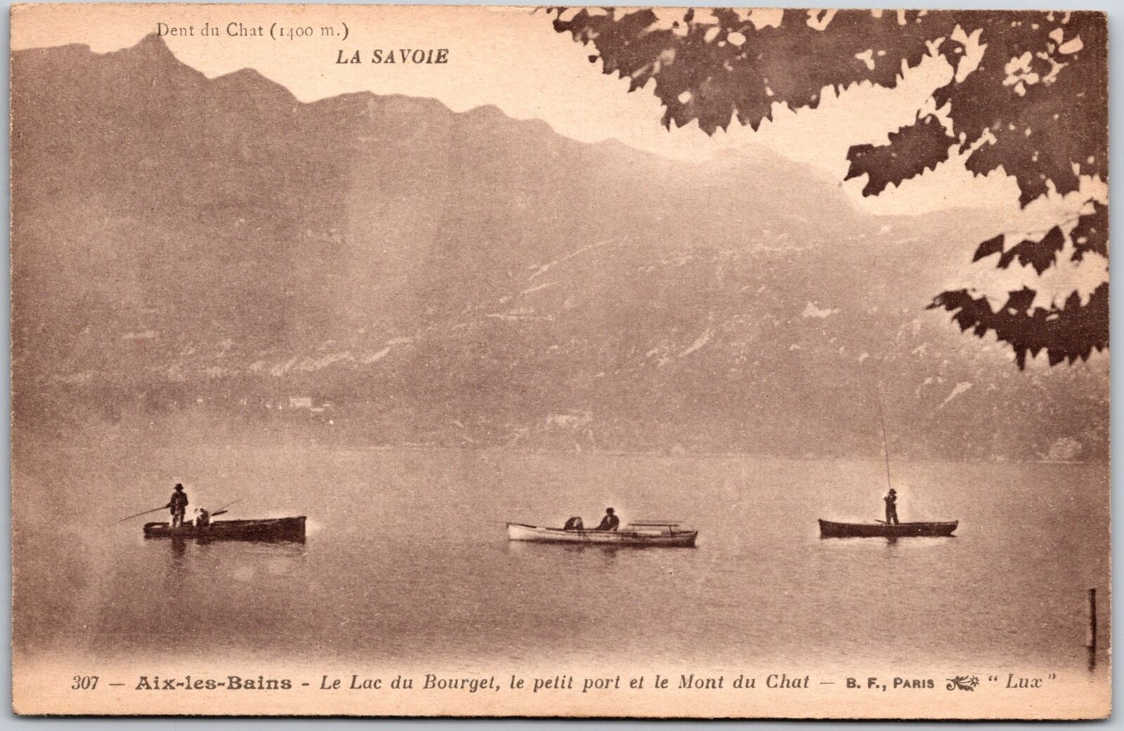 Aix-les-Bains Le Lac du Bourget le Petit Port et le Mont du Chat France ...