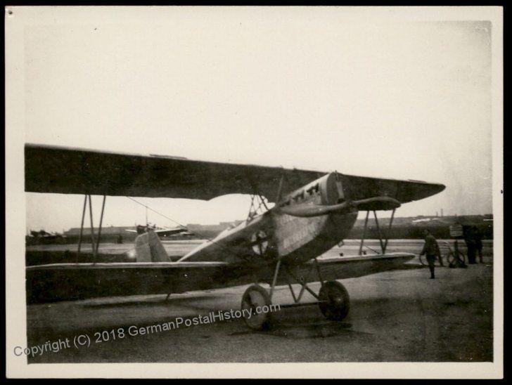 Germany Post-WWI 1925 Heinkel Sport Doppeldecker Airplane Photo 66716 ...