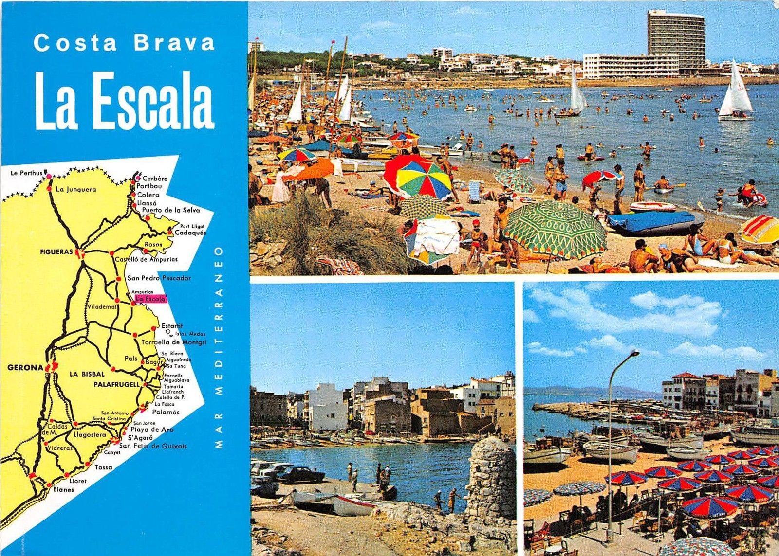 BG6292 costa brava la escala map cartes geographiques spain | Europe ...