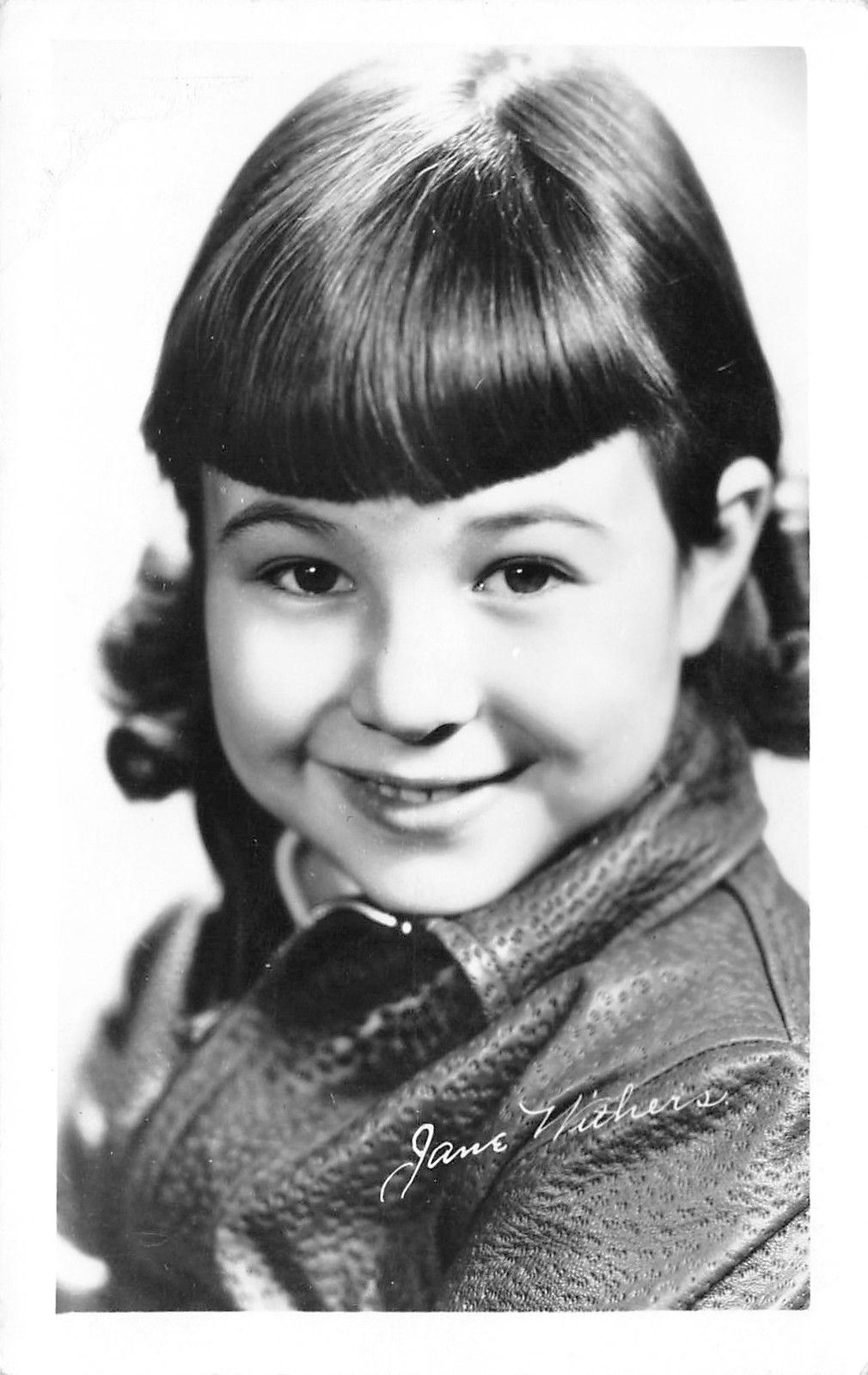 Child Actress Jane Withers Portrait~Josephine the Plumber~1930s Real ...