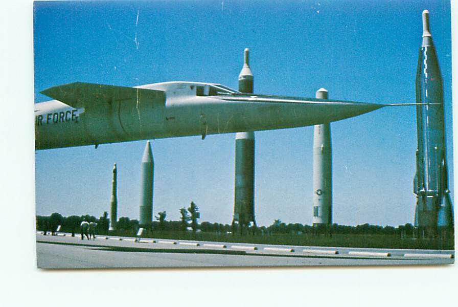 Postcard North American XB-70 Valkyrie Engine GE YJ93 High Bomber ...