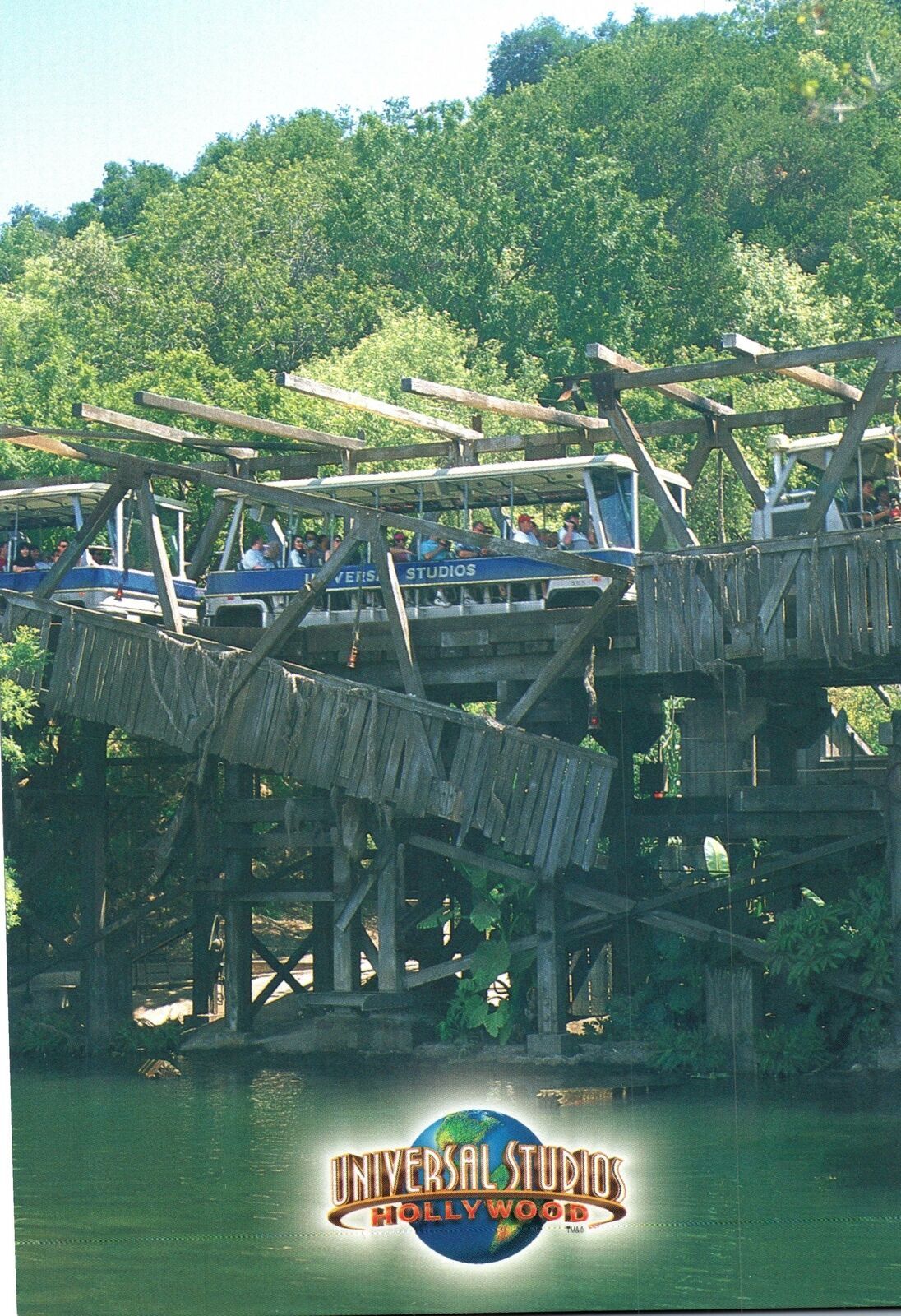Vintage Continental Size Postcard Universal's Fantastic Studio Tour ...