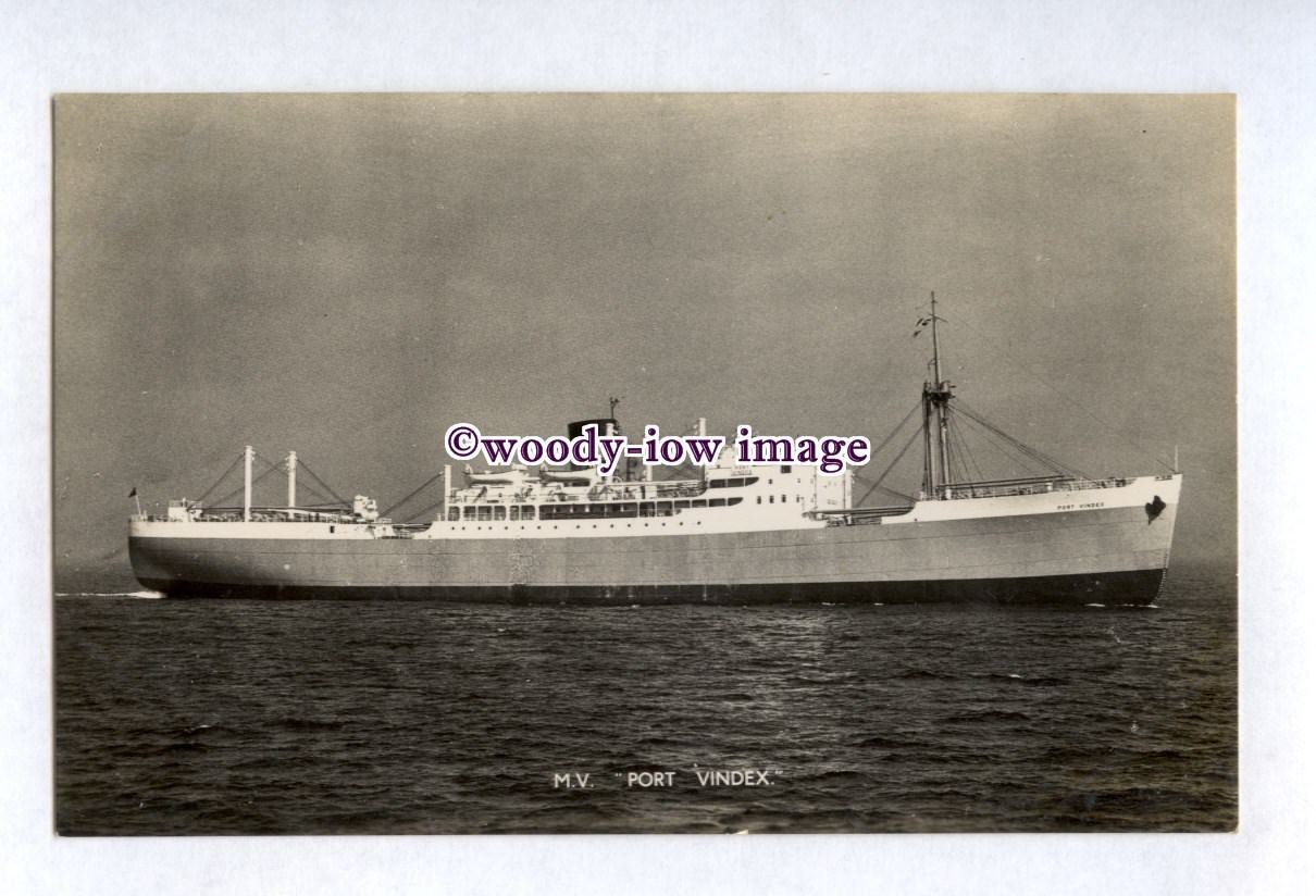 pf8261 - Port Line Cargo Ship - Port Vindex , built 1943 - postcard ...