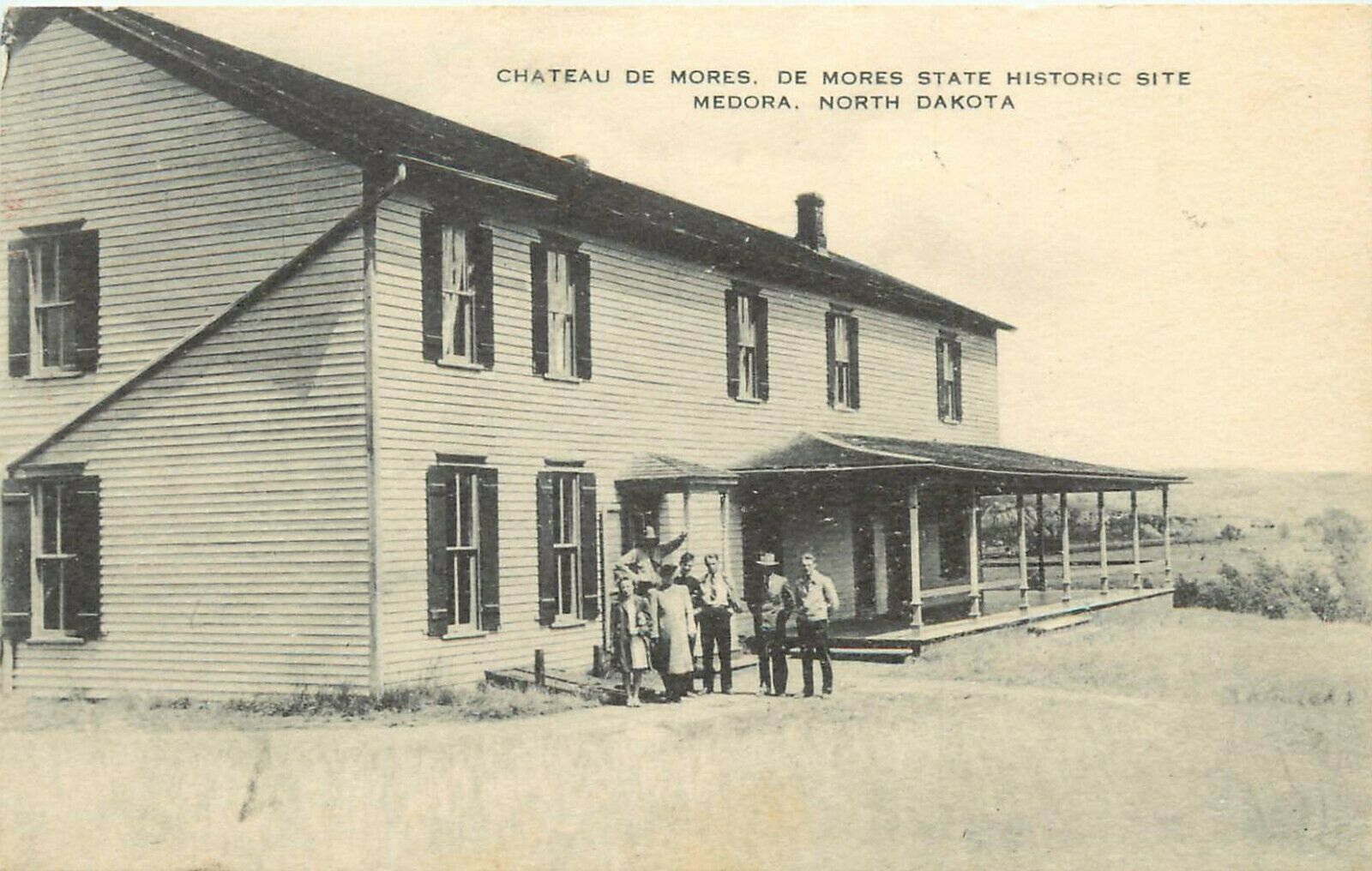 1930s Postcard; Chateau de Mores, State Historic Site, Medora ND ...