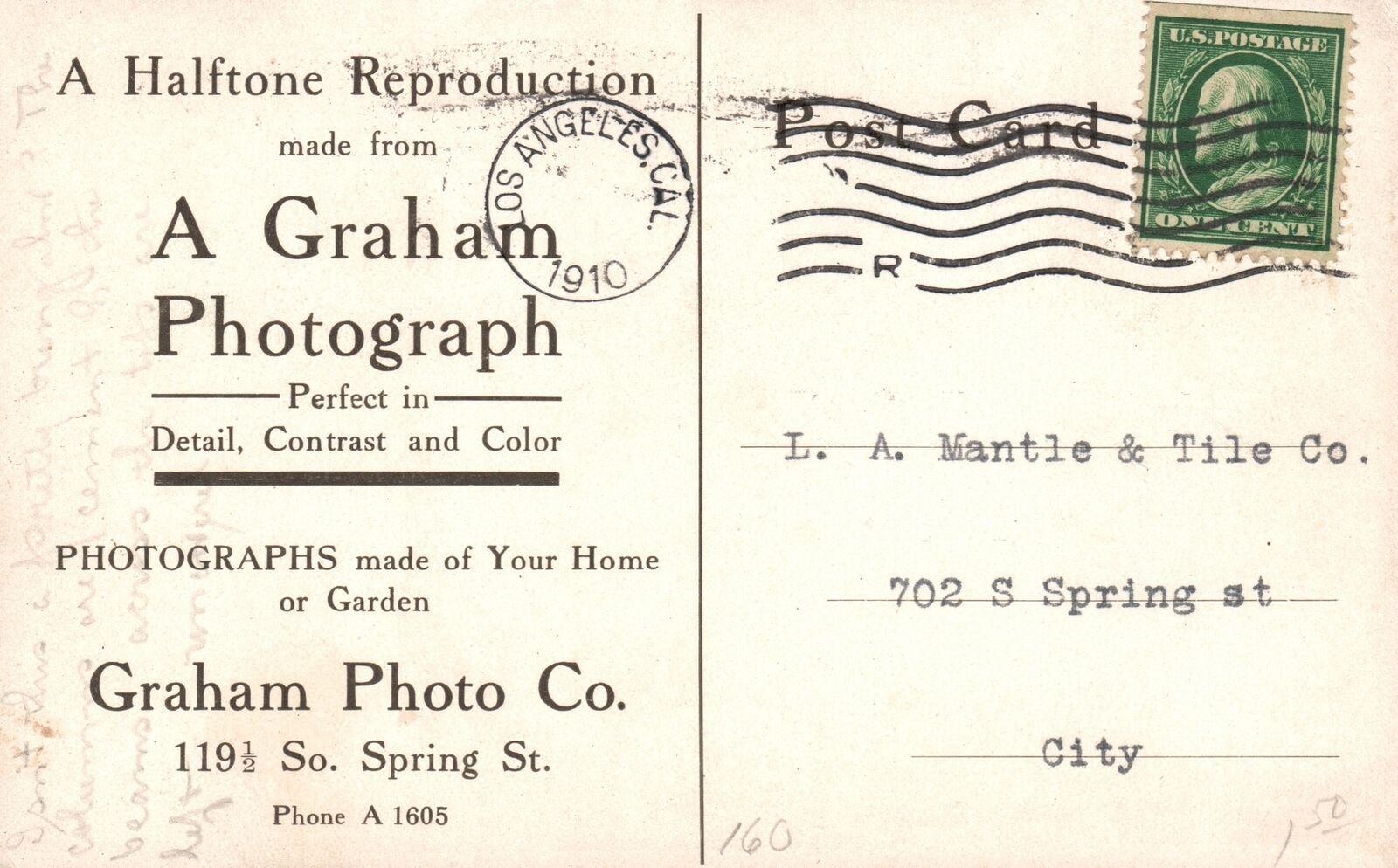 Vintage Postcard 1910's Home And Garden Photographs A Halftone ...