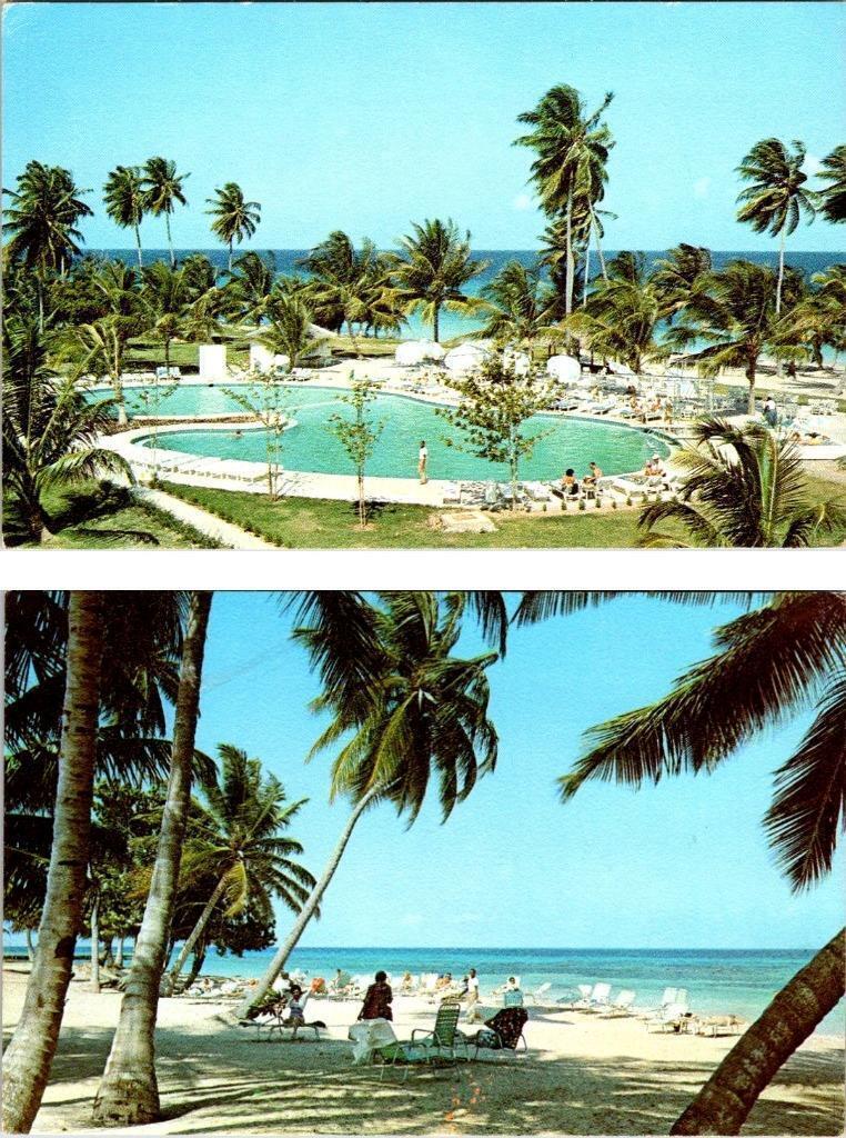 2~Postcards Jamaica, RUNAWAY BAY HOTEL Swimming Pool & Beach Scene ...