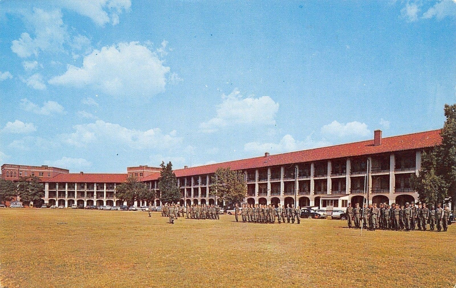 Fort Benning Georgia~Cuartel~Troop Billet Built in 1937 Postcard 1950s ...
