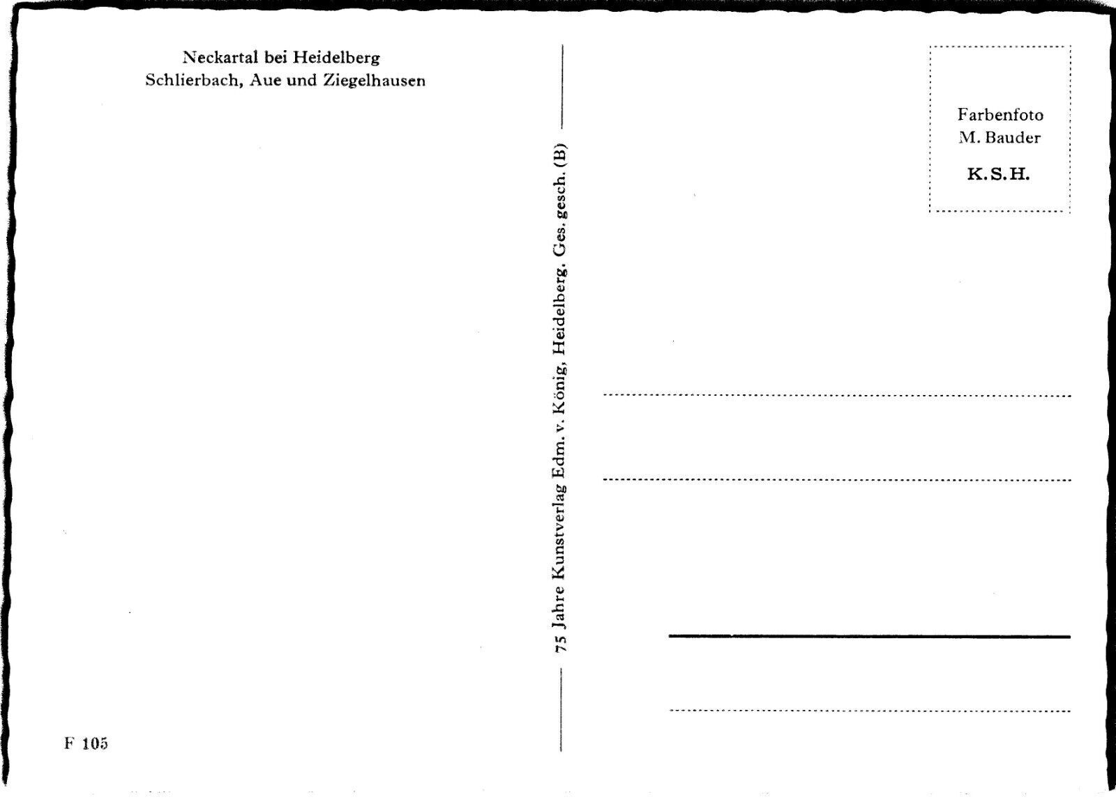Continental Size Postcard Sights Scenes & Culture of Germany 1960s to ...