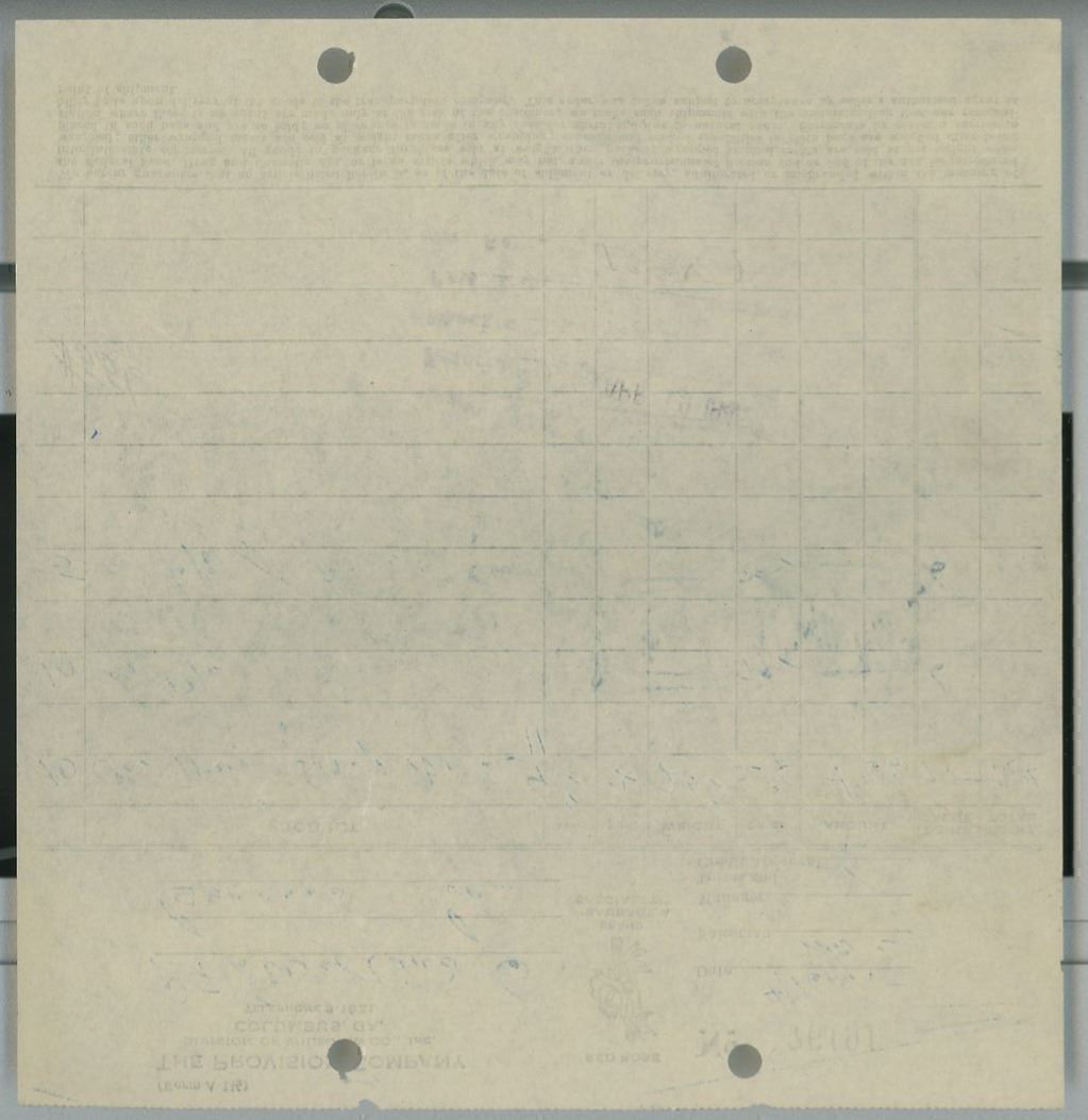 1945 The Provision Company Columbus GA Red Rose Sausage Invoice 317 ...