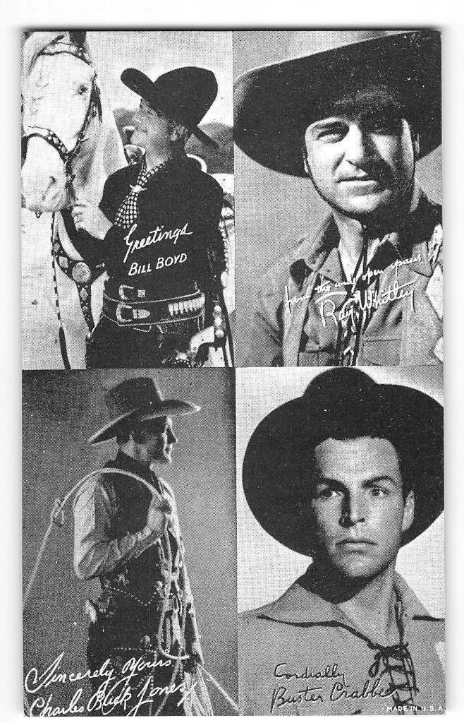 Bill Boyd Ray Whitley COWBOYS Buster Crabbe Western Movies 1940s Arcade ...