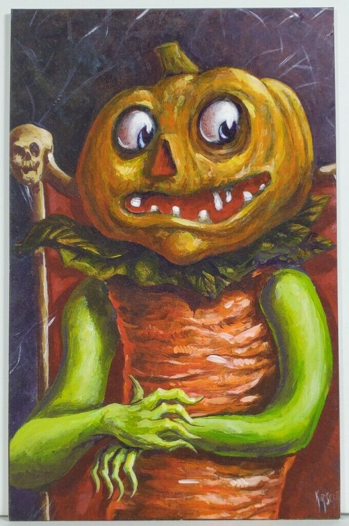 Matthew KIRSCHT Halloween SCHEMER Shiverbones Signed LE AP/30 Postcard ...