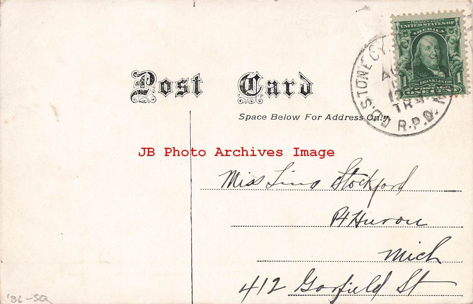 MI, Applegate, Michigan, Main Street, Looking East, Business Area ...