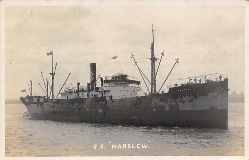 S S Marslew Sunk by Submarine Feb 23th, 1944 Misc Ship Line Ship ...