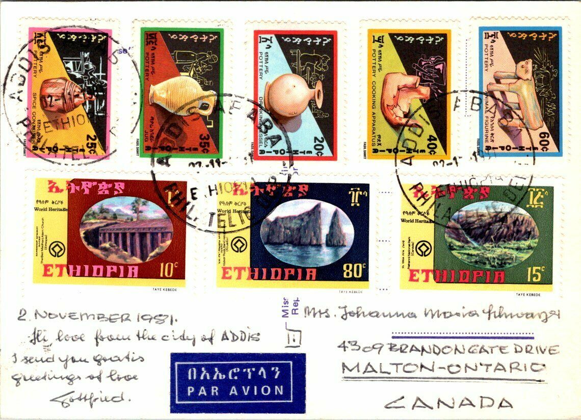 Vintage Continental Size Postcard Senior Gentleman Kenya Africa Mailed ...