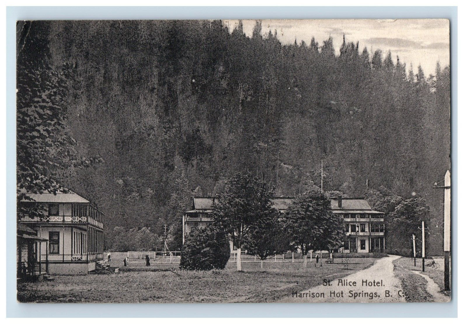 Vintage St. Alice Hotel Harrison Hot Spring, B.C. Postcard F145E ...