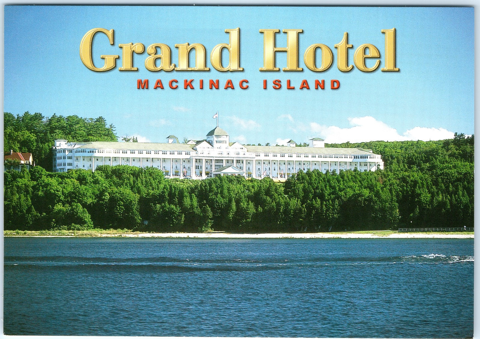 1987 Mackinac Island, MI Grand Hotel World's Longest Porch Chrome 4x6 ...