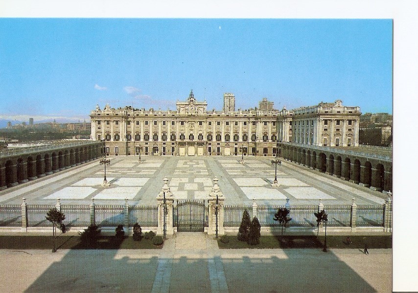 Postal 024714 : Fachada principal Palacio Real de Madrid | Other ...