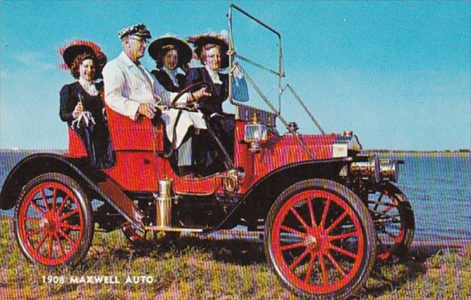Vintage Auto 1908 Maxwell Auto | Topics - Other, Postcard / HipPostcard