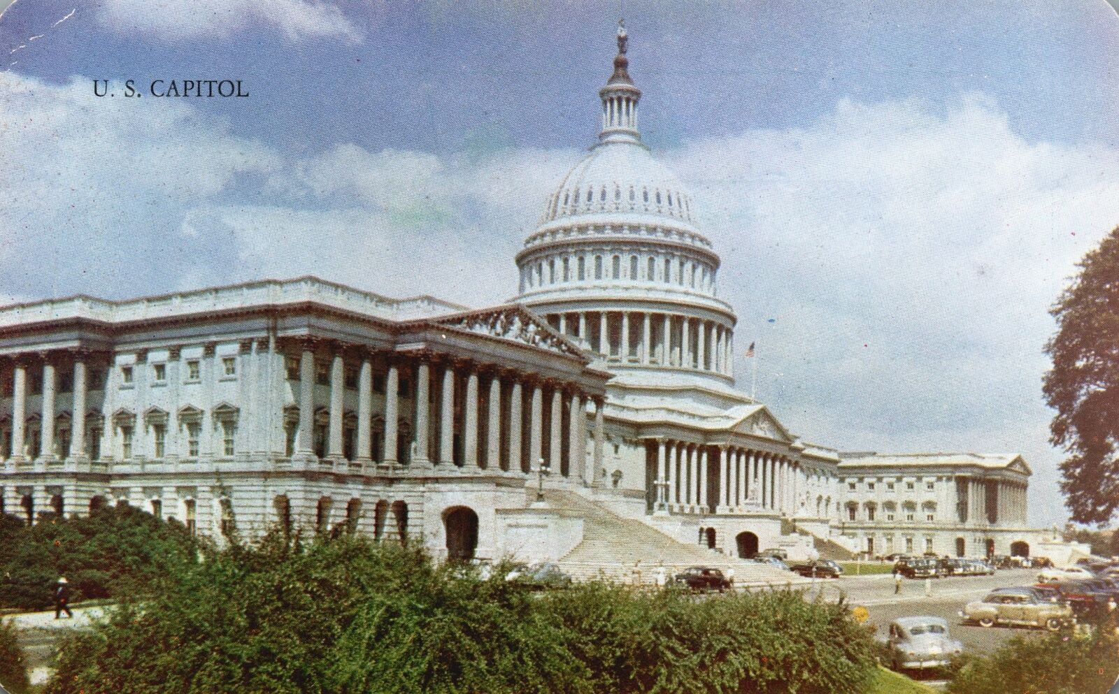 Vintage Postcard United State Capitol Building Historic Landmark ...
