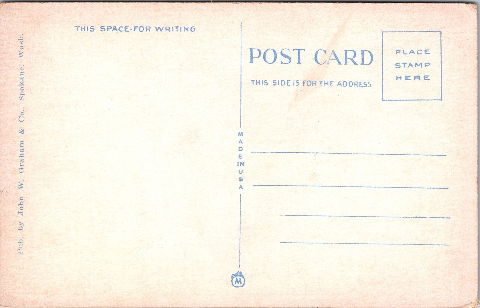 Vintage Postcard Cars Lined at the Masonic Temple at Spokane Washington ...