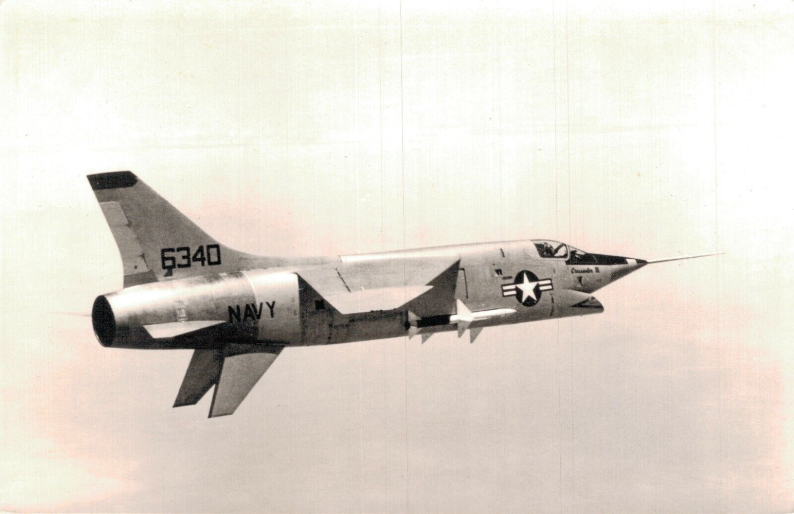Aviation Chance Vought F8U-3 Crusader III Fighter Jet Plane RPPC B63 ...