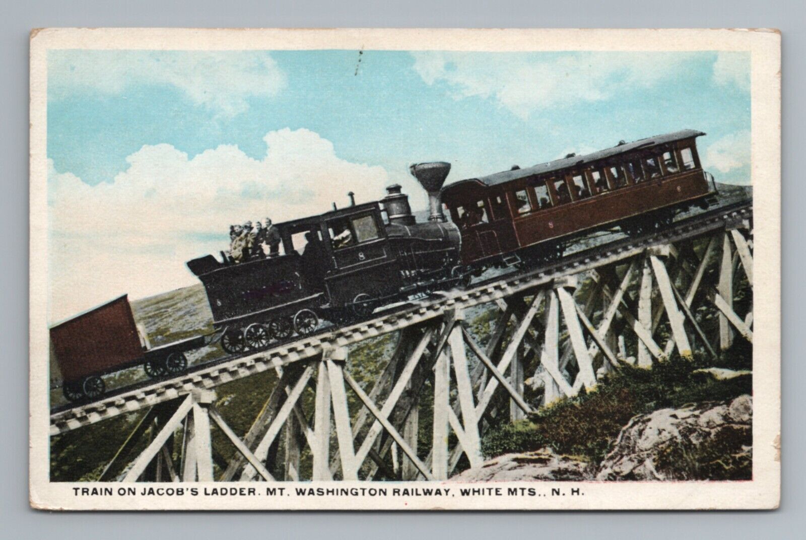 Jacob's Ladder Train Mt Washington Railway White Mts New Hampshire ...