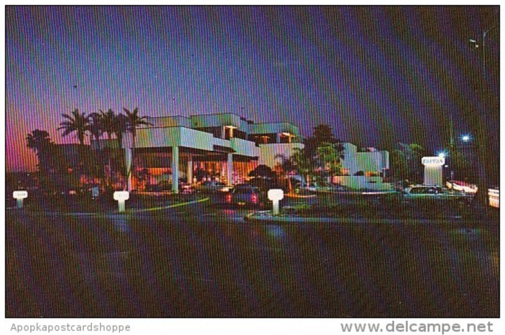 Florida Tarpon Springs Night View Of The Renowned Louis Pappas ...