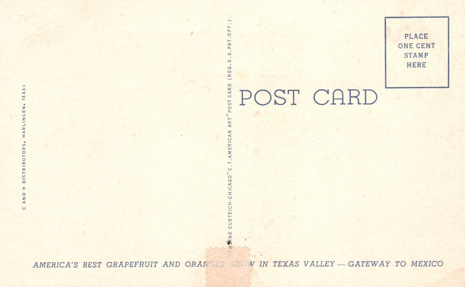 Vintage Postcard The Box Oranges from the Lower Rio Grande Valley Of ...