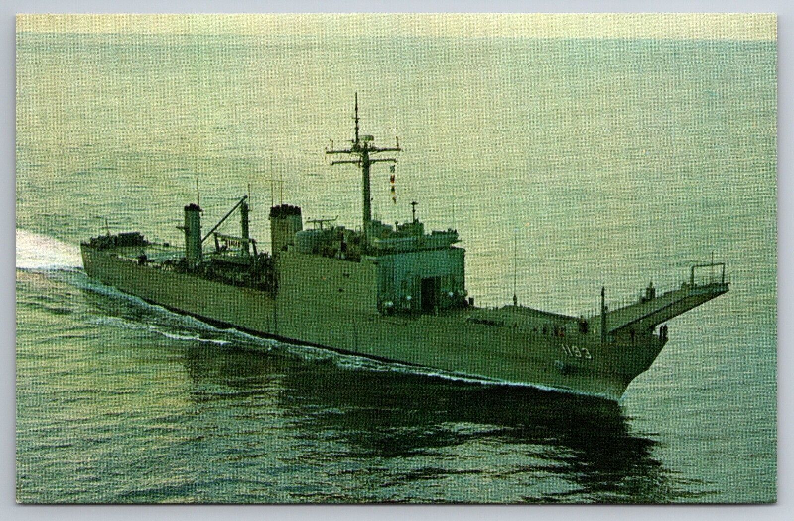 U.S.S. Fairfax County LST 1193 Navy Landing Ship Tank Photo Postcard ...